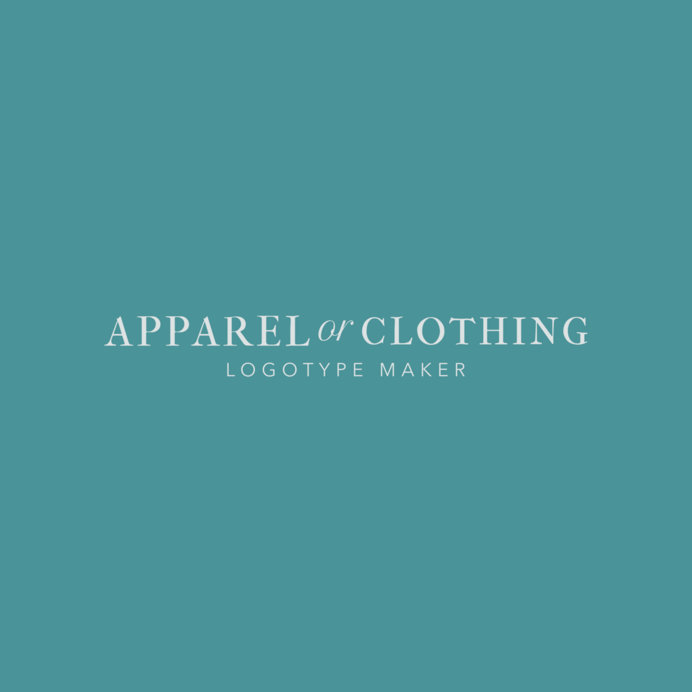 Placeit - Cool Apparel Brand Logo Template