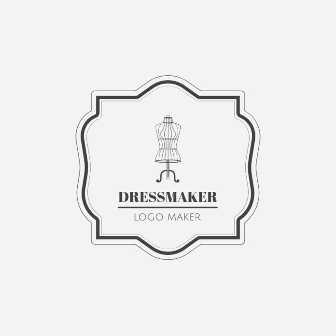 Placeit - Dressmaker Logo Design Template