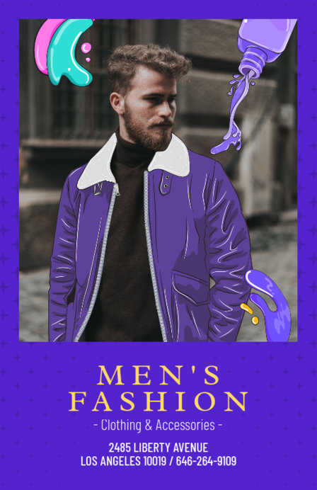 Placeit - Online Flyer Maker for Men's Fashion Brand