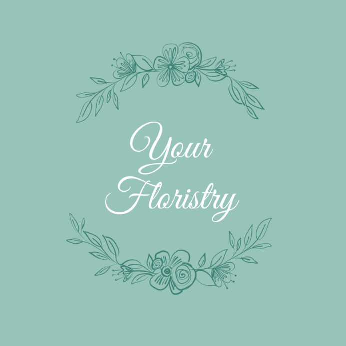 Placeit - Florist Logo Template with Lettering