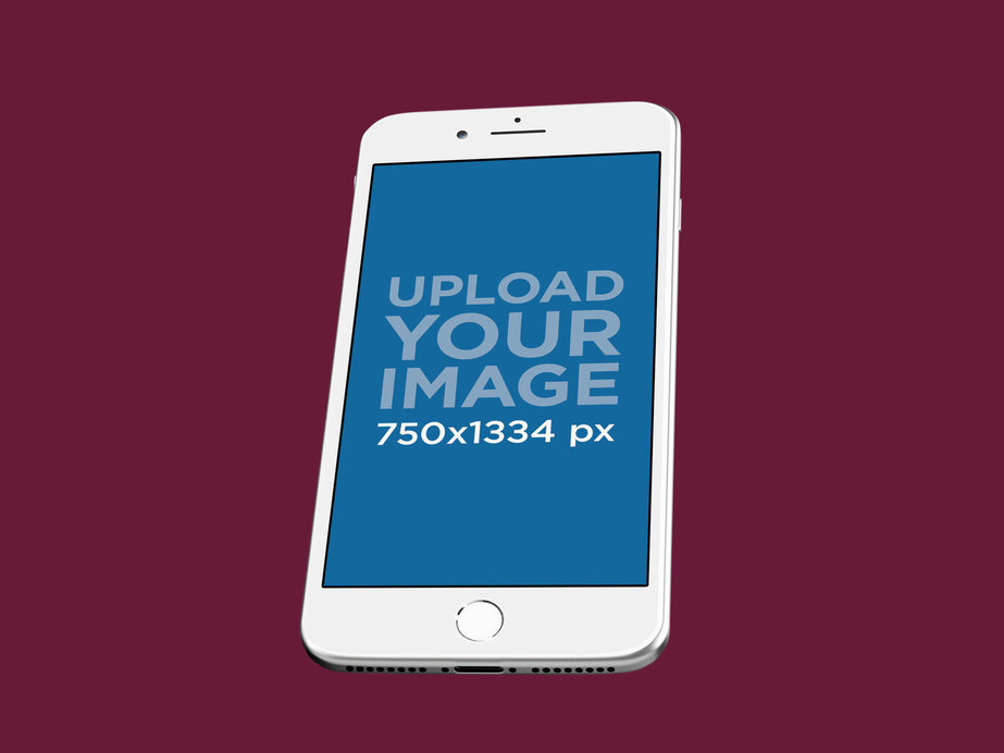 Placeit - Render Mockup of an iPhone 8