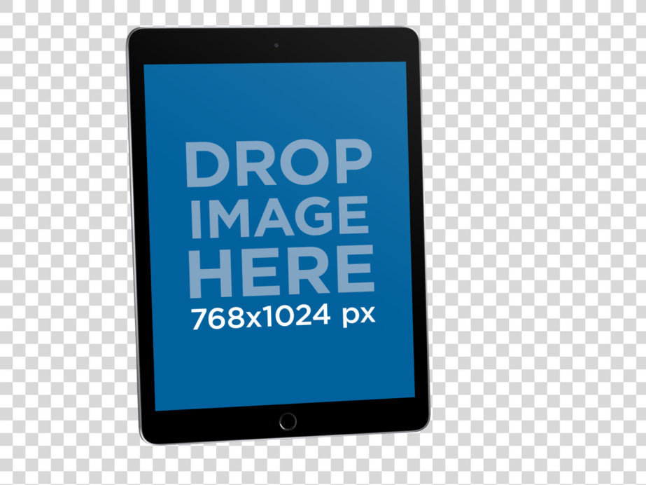 Placeit - Isolated iPad Mockup on a Transparent Background