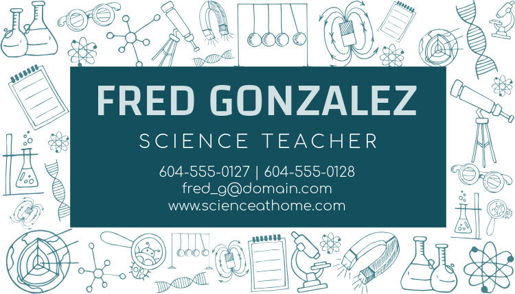 Placeit - Science Professor Business Card Maker
