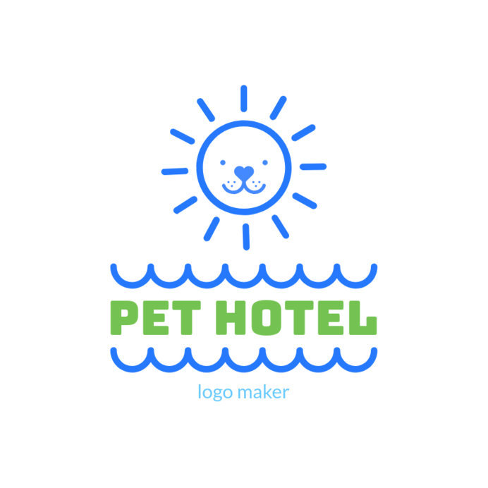 Placeit - Logo Template for Pet Hotels