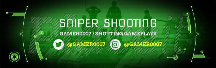 Placeit - Twitch Banner Template with Sniper Background