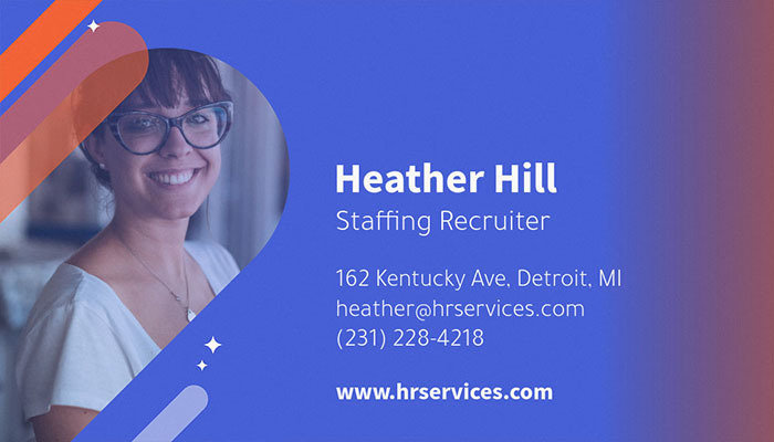 Placeit - Human Resources Business Card Maker