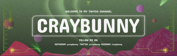 Placeit - Twitch Banner Creator with an Alien Sky