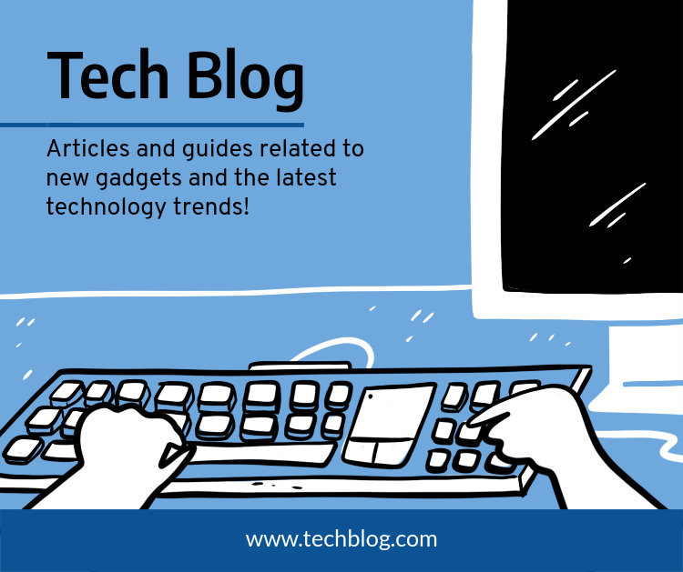 Placeit - Tech Blog Post Maker for Facebook