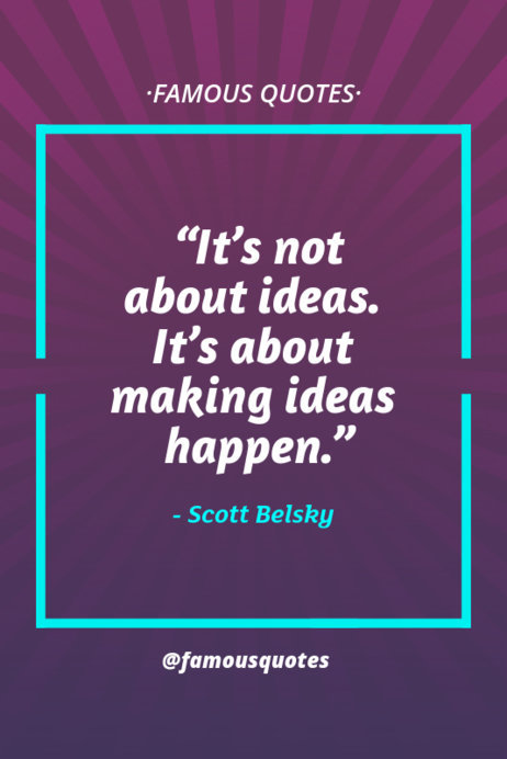 Placeit - Famous Quotes Pinterest Pin Template