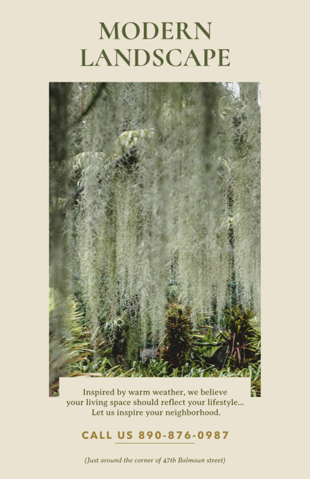 Placeit - Modern Landscape Flyer Maker
