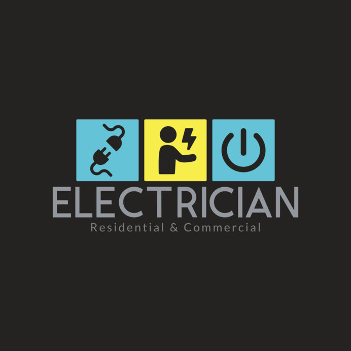 Placeit - Logo Design Template for Electricians