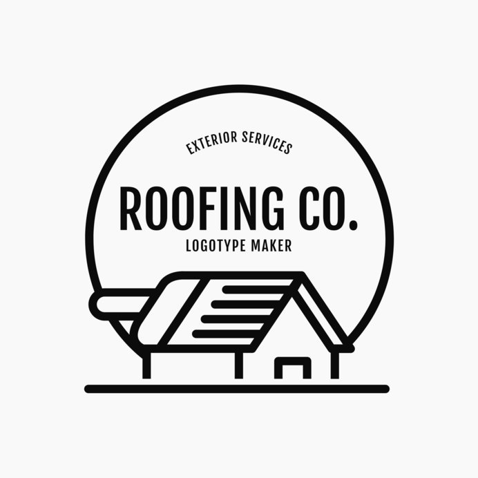 Placeit - Logo Maker for a Roofing Company
