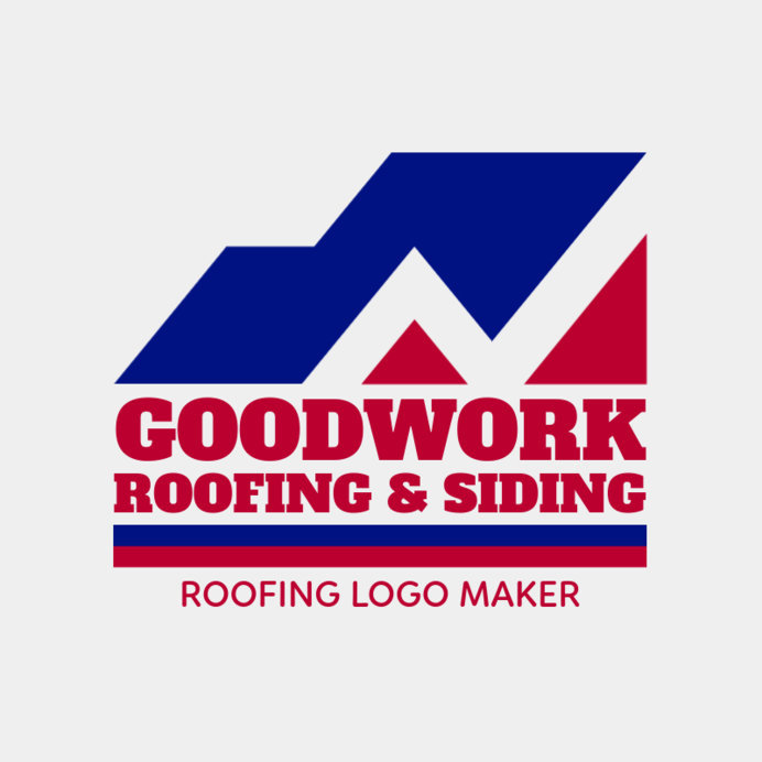 Placeit - Roofing and Siding Logo Maker