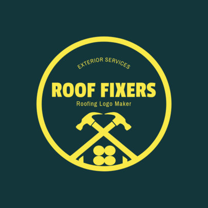 create roofing logo