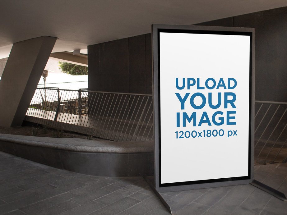 Placeit - Billboard Mockup on University Campus