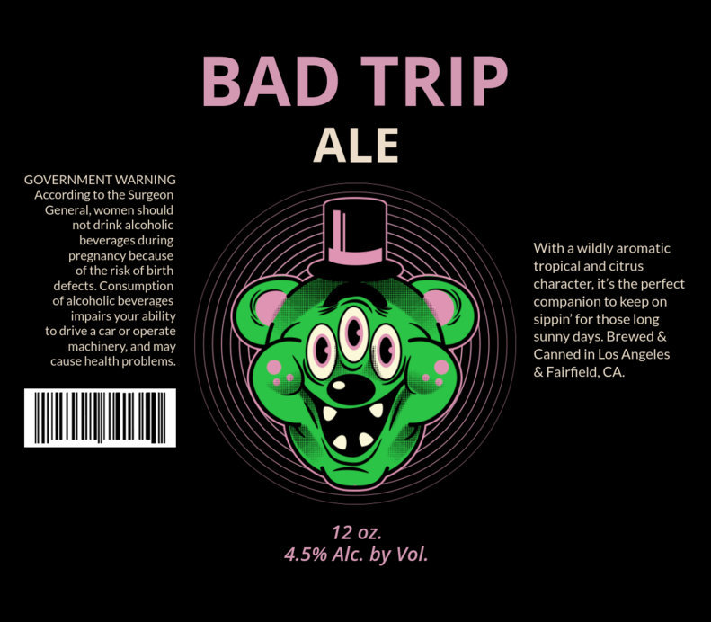 Placeit - Beer Label Template with Funky Graphics