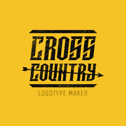 Cross Country Logo Maker | Online Logo Maker | Placeit