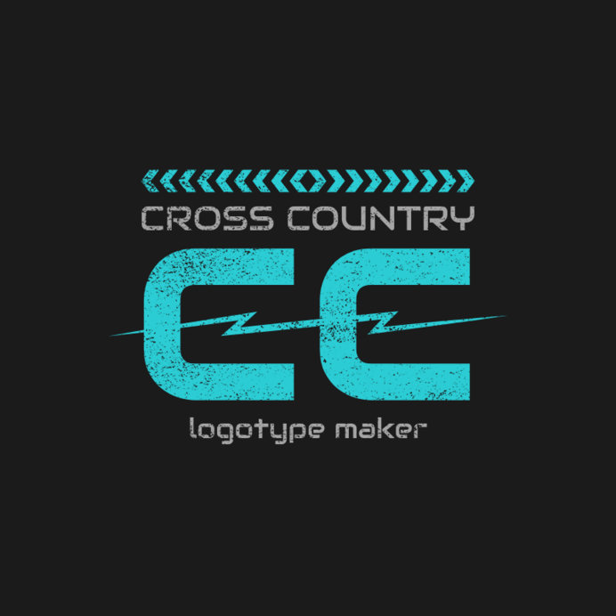 Logotipo De Cross Country Flat Design Cross Country Logo Design | Free