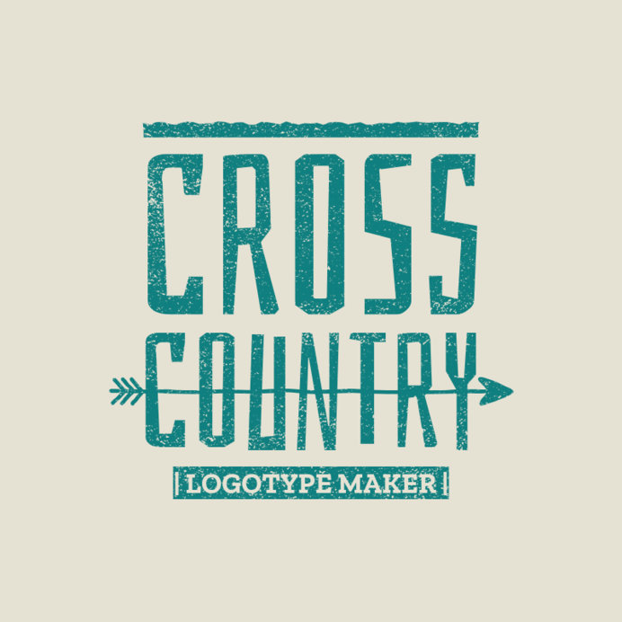 Placeit - Cross Country Logo Template for XC Teams