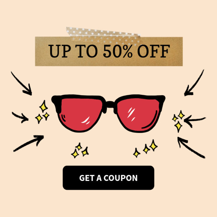 Placeit - Online Banner Maker for Promotional Sunglasses