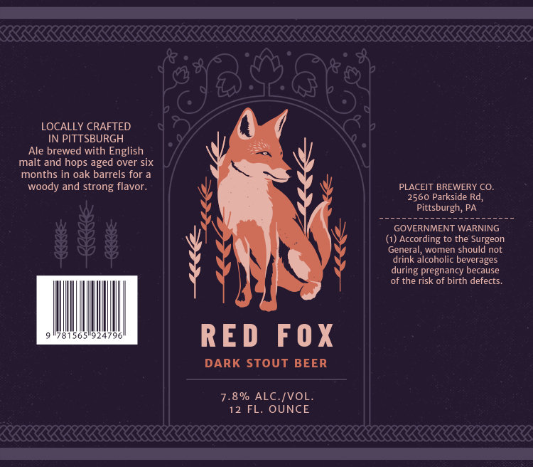 Placeit - Artistic Beer Label Template with Animal Graphics