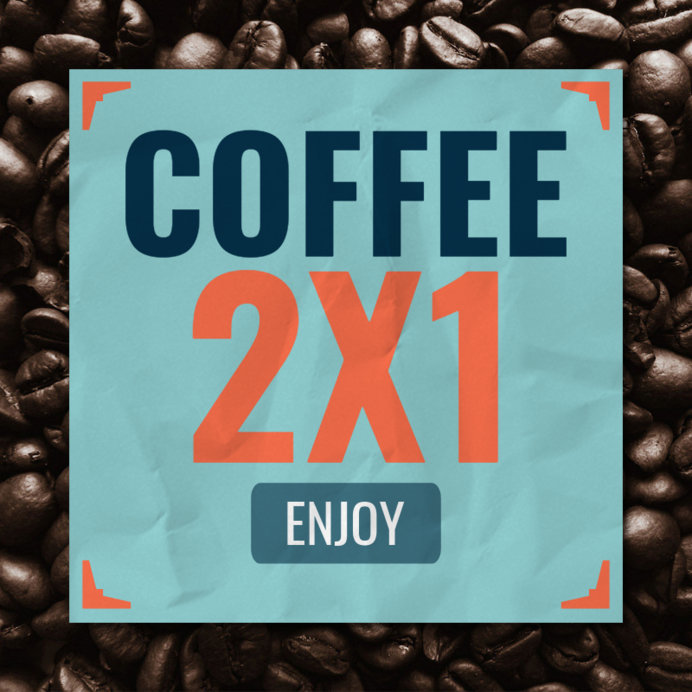 Placeit - BOGO Coffee Banner Design Template