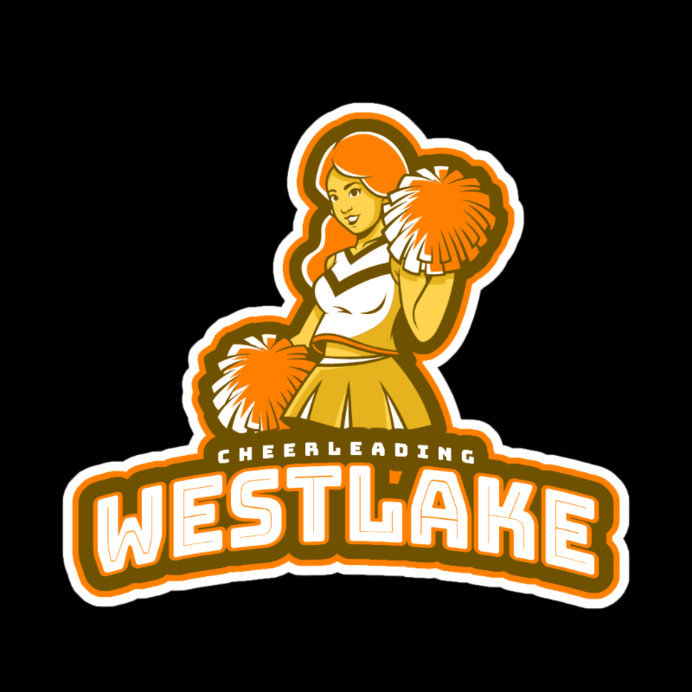 Placeit - Cheerleader Logo Maker with a Cute Cheerleader Clipart