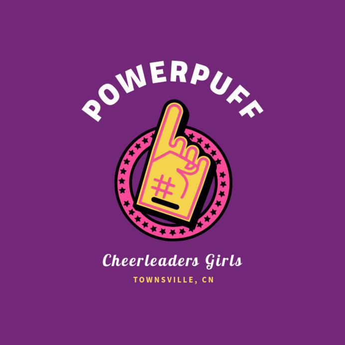 Placeit - Cheerleader Logo Generator