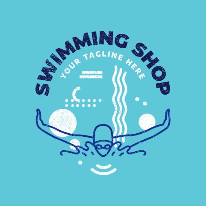 Placeit - Swimming Logo Maker for Swim Shops