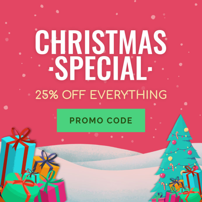 Placeit - Holiday Banner Creator for a Christmas Banner Ad