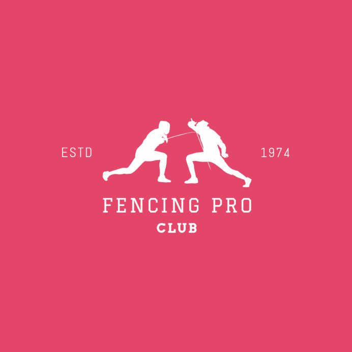 Placeit - Fencing Logo Creator for Pro Fencing Teams