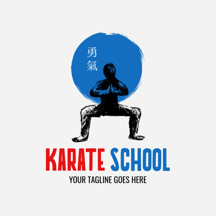 Placeit - Martial Arts Logo Creator for a Karate School