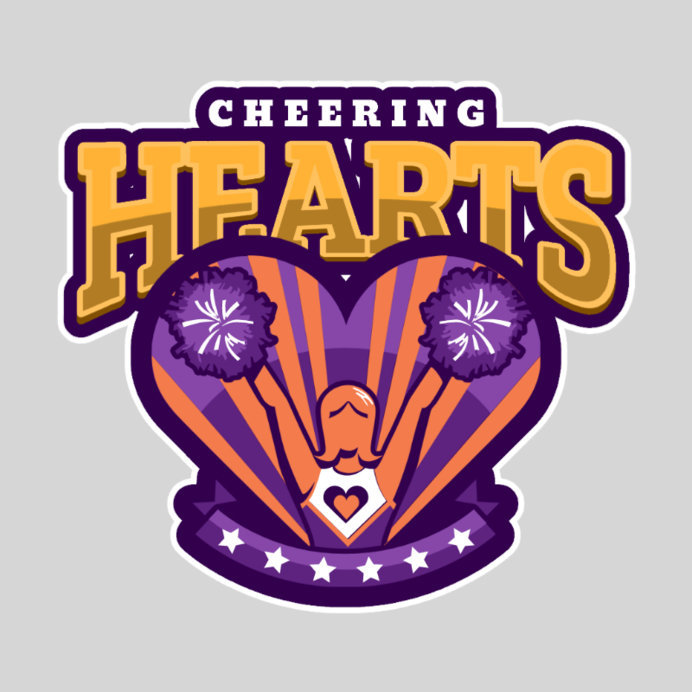 Placeit - Cheerleading Logo Maker with Pom Pom Graphics