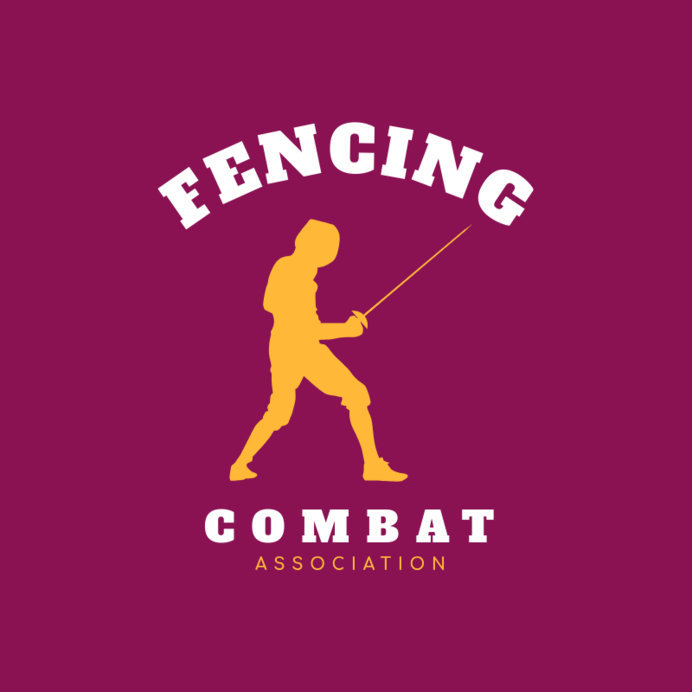 Placeit - Fencing Logo Design Template for Fencing Teams