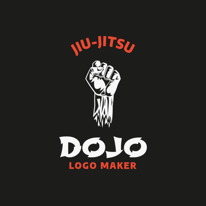 Placeit - Martial Arts Logo Maker for a Jiu-Jitsu Sensei