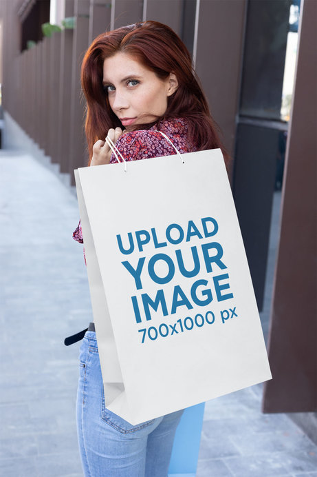 Placeit - Gift Bag Mockup Featuring a Red-Haired Woman Walking Down the ... Placeit - Gift Bag Mockup Featuring a Red-Haired Woman Walking Down the ...