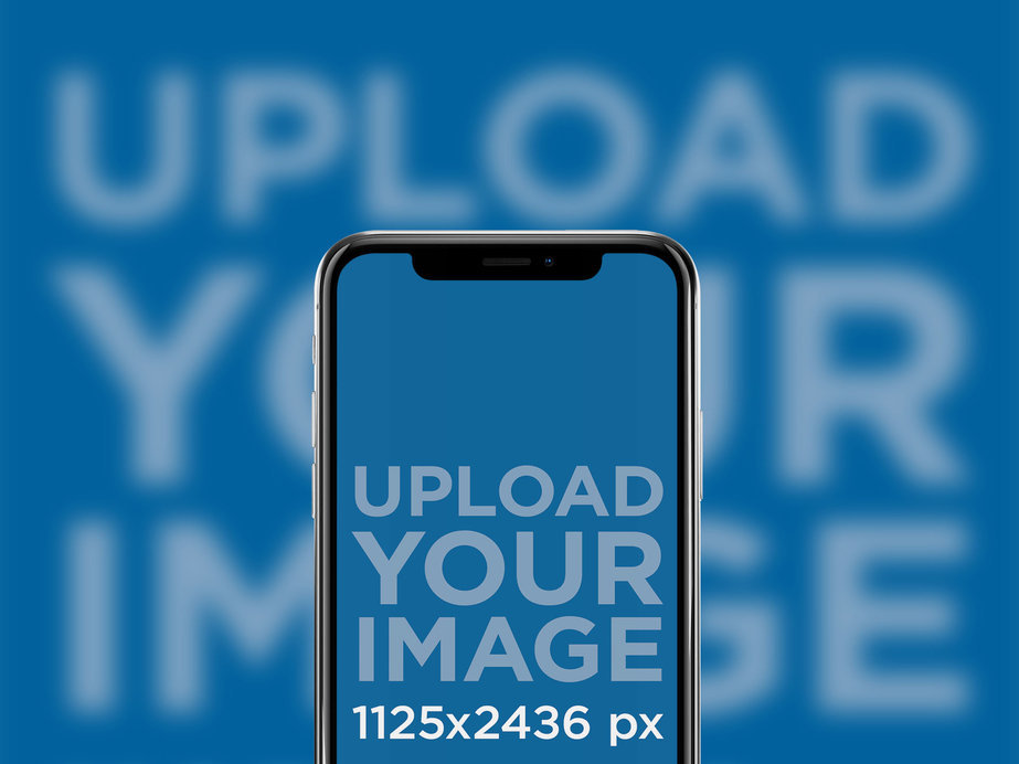 Placeit - iPhone 11 Pro Mockup in Portrait Position Against a Blur ...