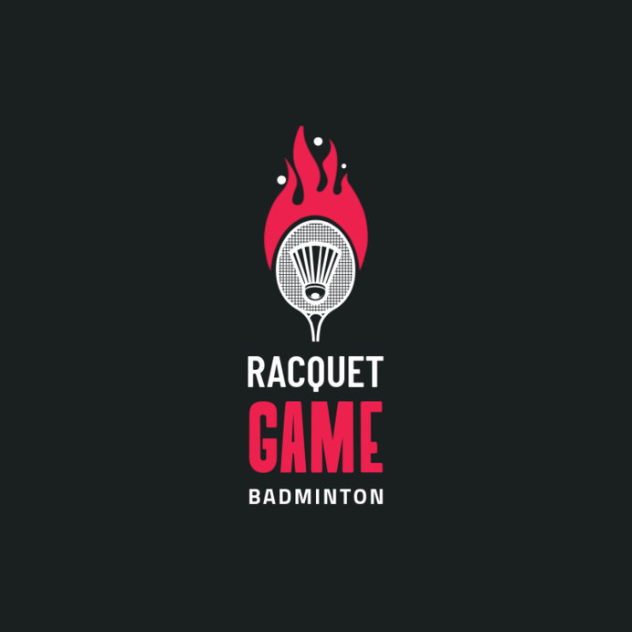 Placeit - Simple Badminton Club Logo Maker