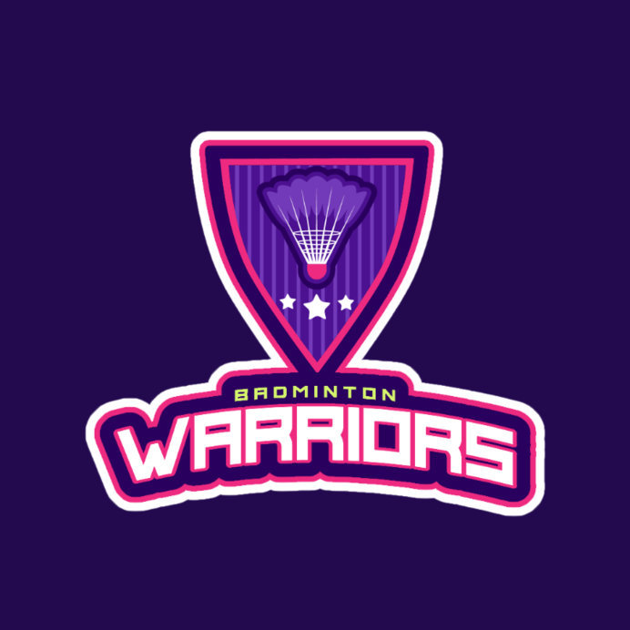 Placeit - Women's Badminton Club Logo Maker