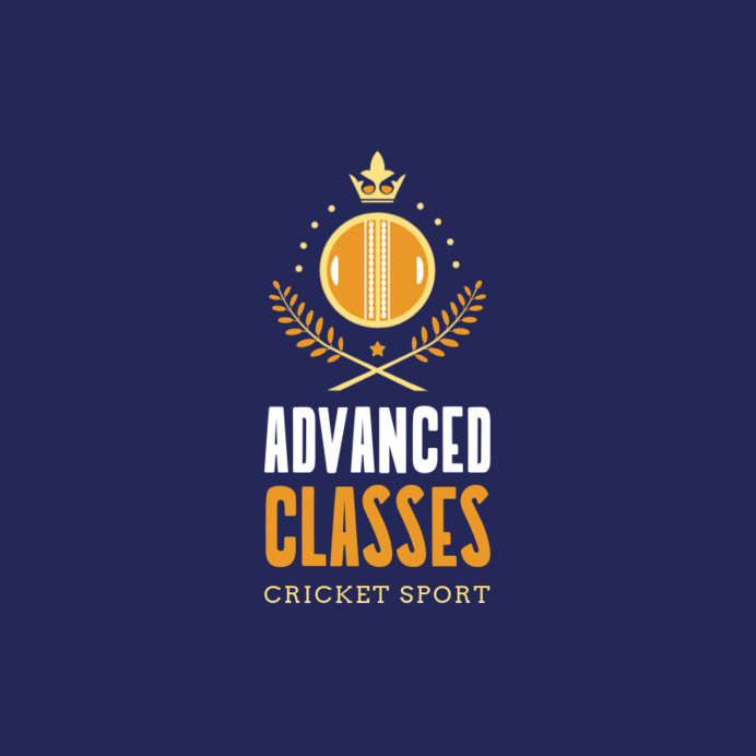 Placeit - Cricket Logo Maker for Advanced Cricket Classes