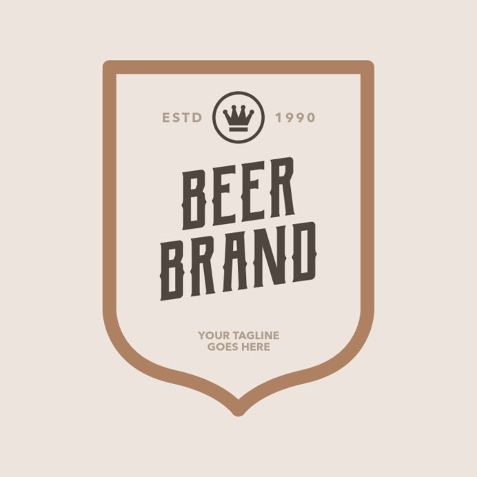 Placeit - Beer Logo Maker with Frame