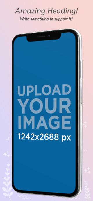 Placeit - App Store Screenshot Mockup Featuring a Modern Style