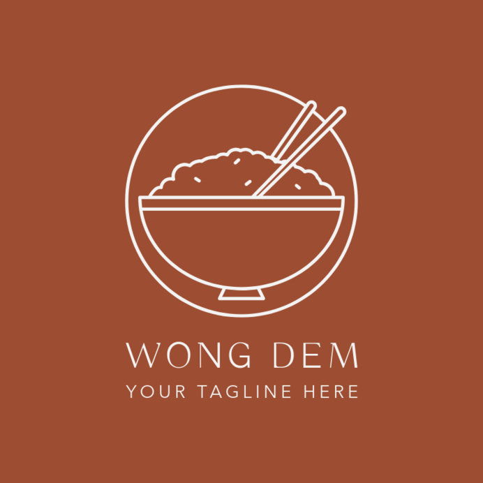 Placeit - Simple Chinese Food Logo Maker for a Traditional Asian Restaurant