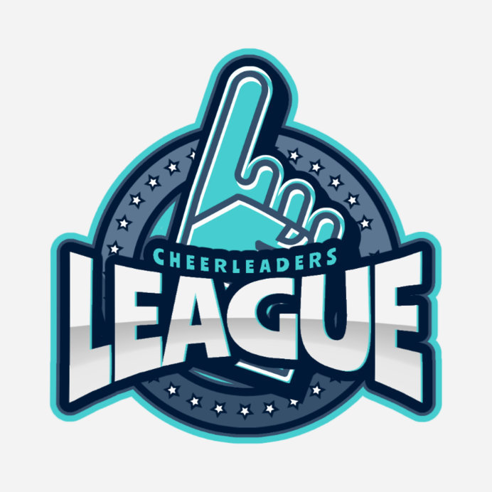 Placeit - Cheer Logo Maker for a Cheerleading League