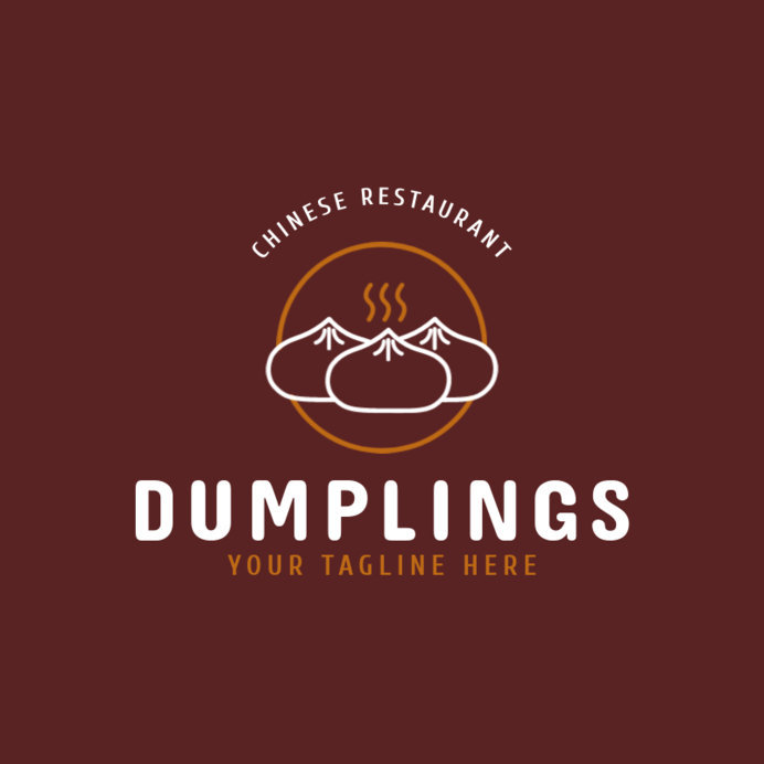 Placeit - Chinese Food Logo Maker for a Dumpling Restaurant