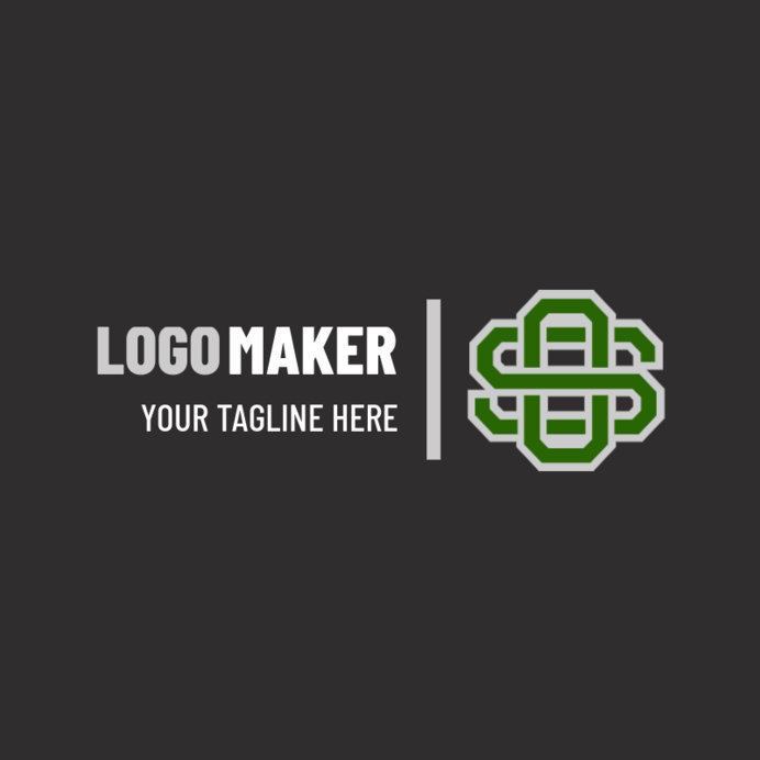 Placeit - Simple Sports Logo Maker with Interlocked Letters