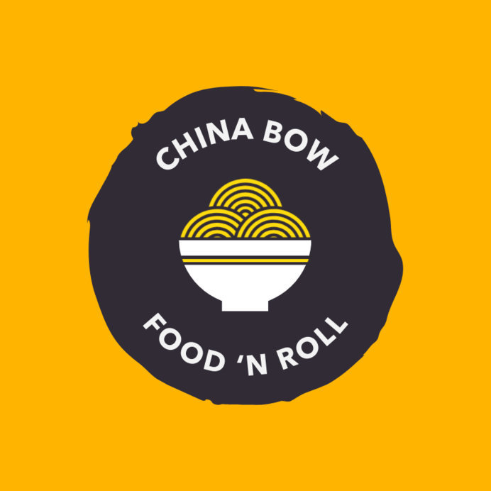 Placeit - Chinese Restaurant Logo Maker with Chinese Bowl Graphic