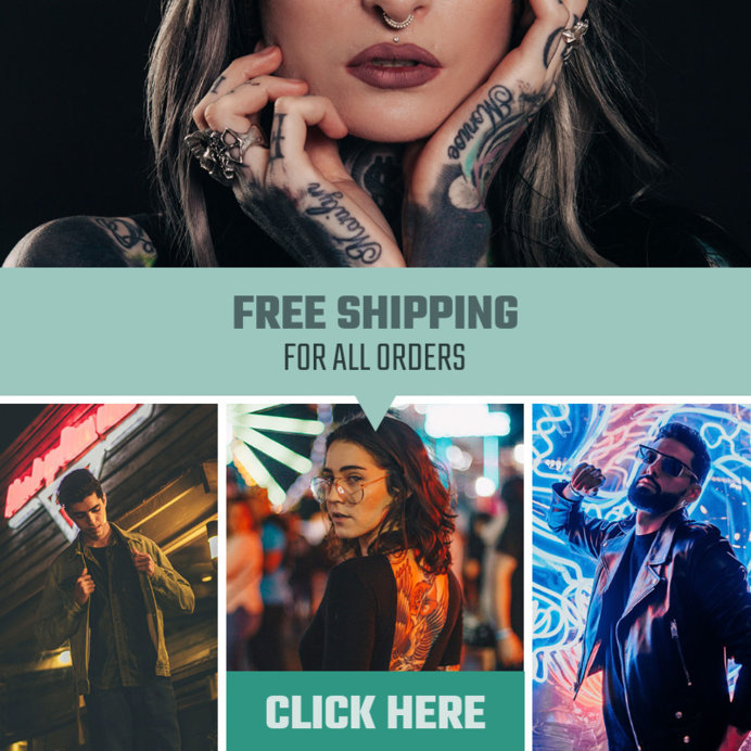 Placeit - Modular Banner Maker with a Shipping Promo