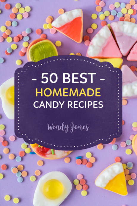 Placeit - Candy Recipe Book Cover Maker