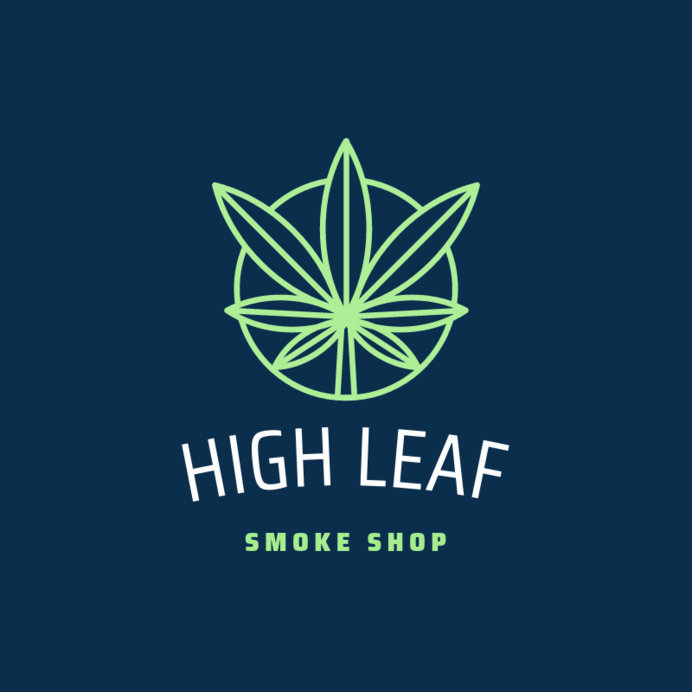 Placeit - Weed Logo Design Template for a Cannabis Smoke Shop